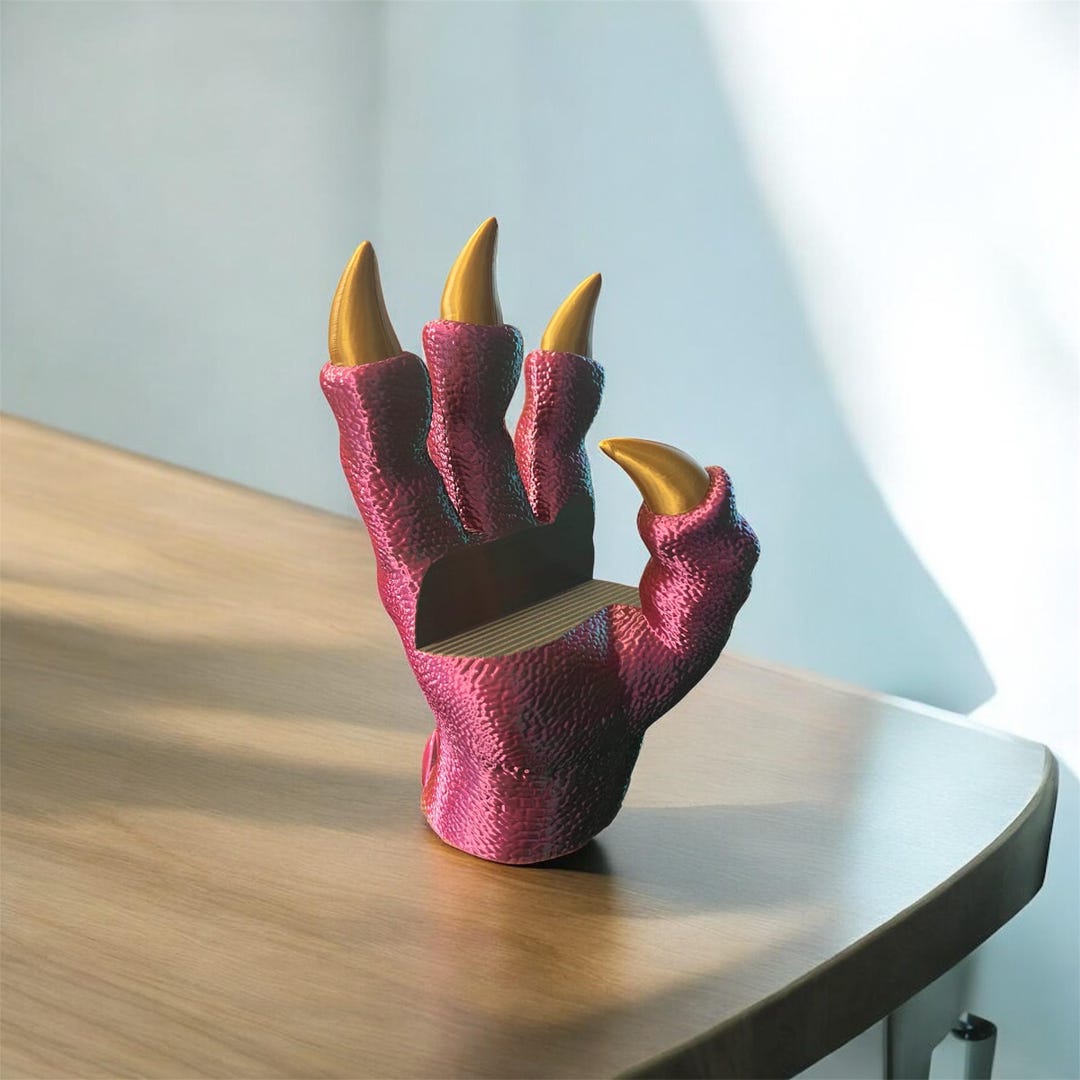 Dragon Hand Book Stand - Etsy
