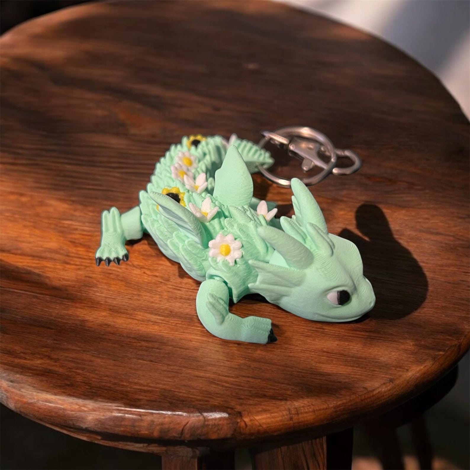 Small Dragon Keychain - Miniature Baby Dragon Charm - Etsy