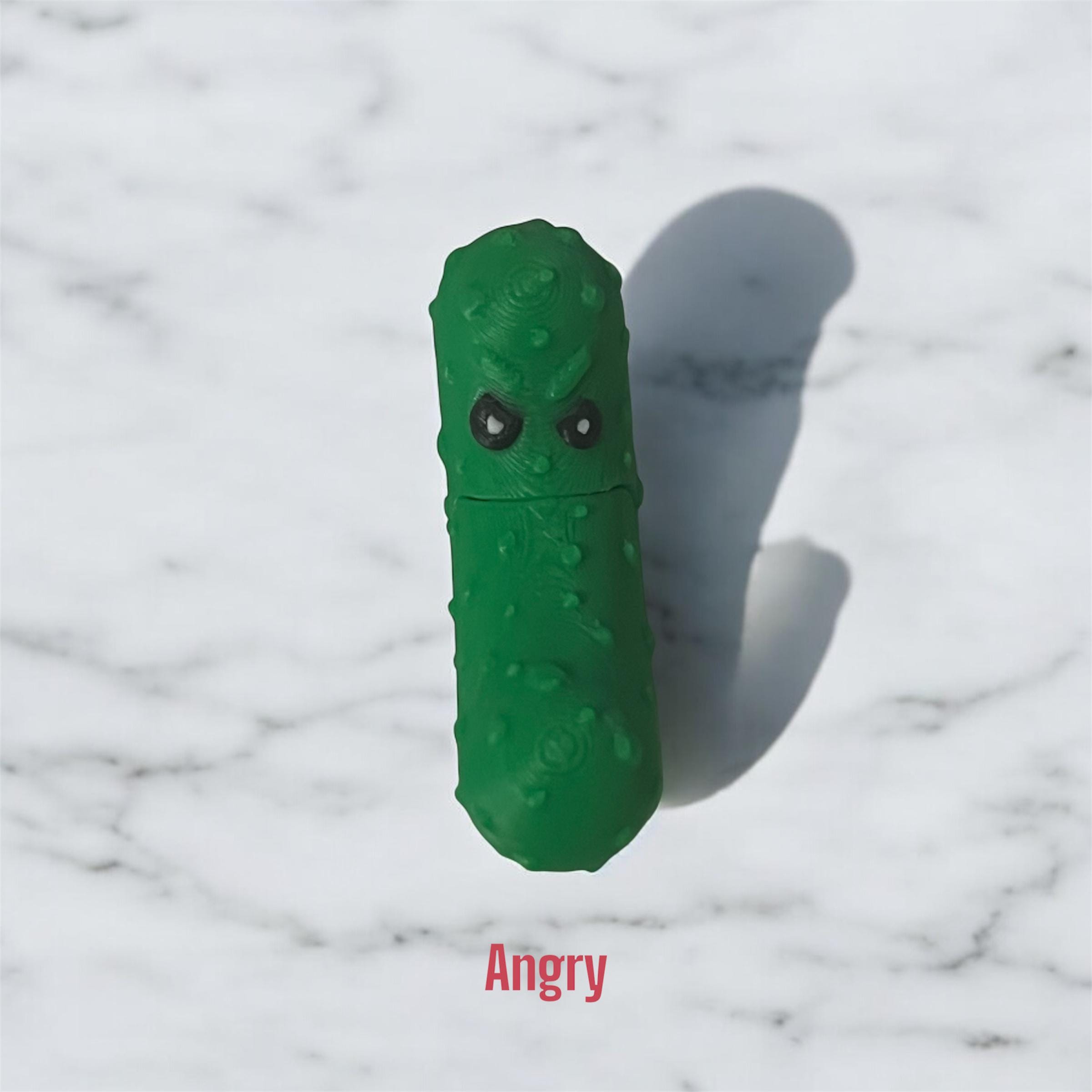 Adorable 3D Printed Articulated Pickles - Choose Your Favorite Pickle ...