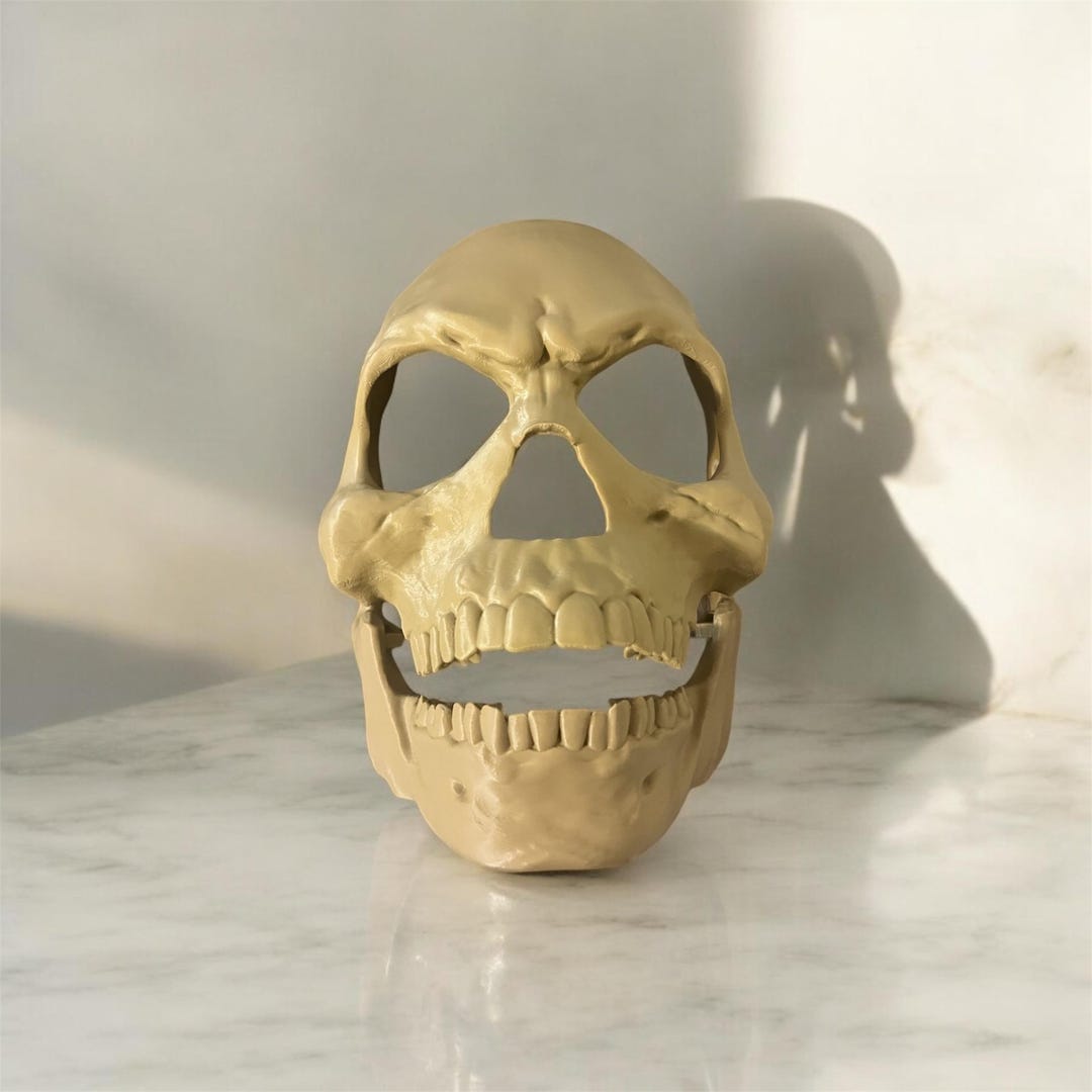 DIY 3D Printed Skeleton Mask - Halloween Costume Idea - Etsy