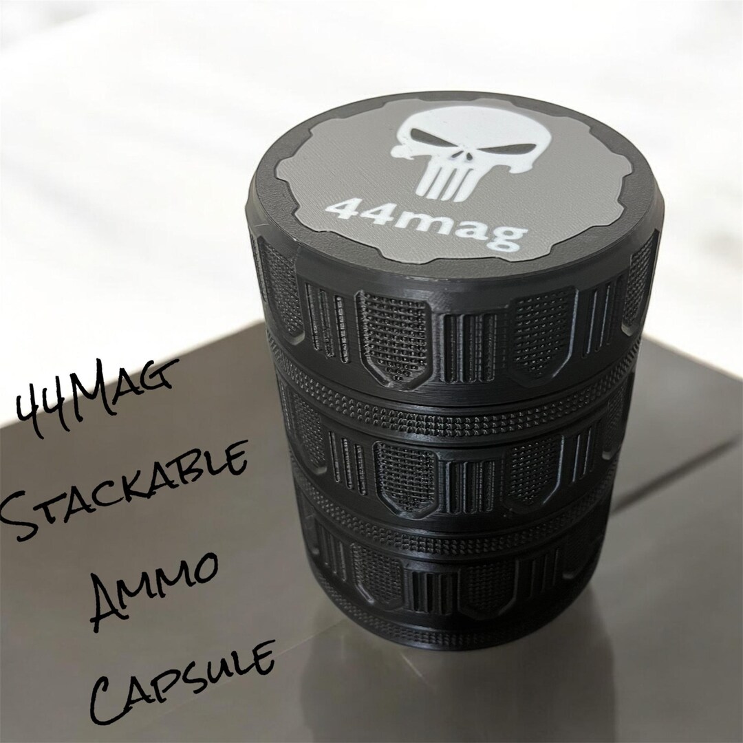 3D Printed Stackable Ammo Capsule for 44mag- Tactical Gun Accessory - Etsy