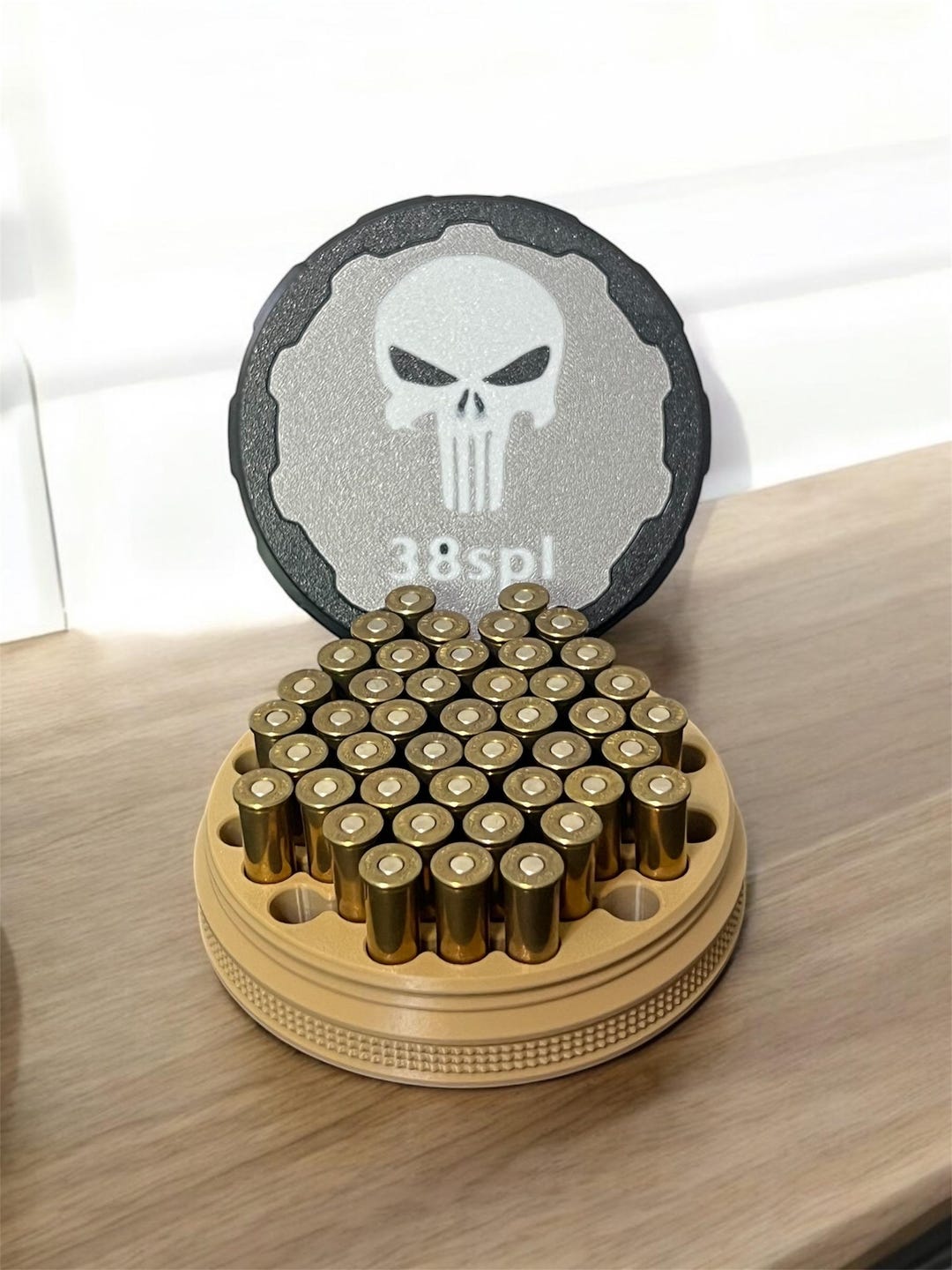 3D Printed Stackable Ammo Capsule for .38spl - Tactical Gun Accessory ...