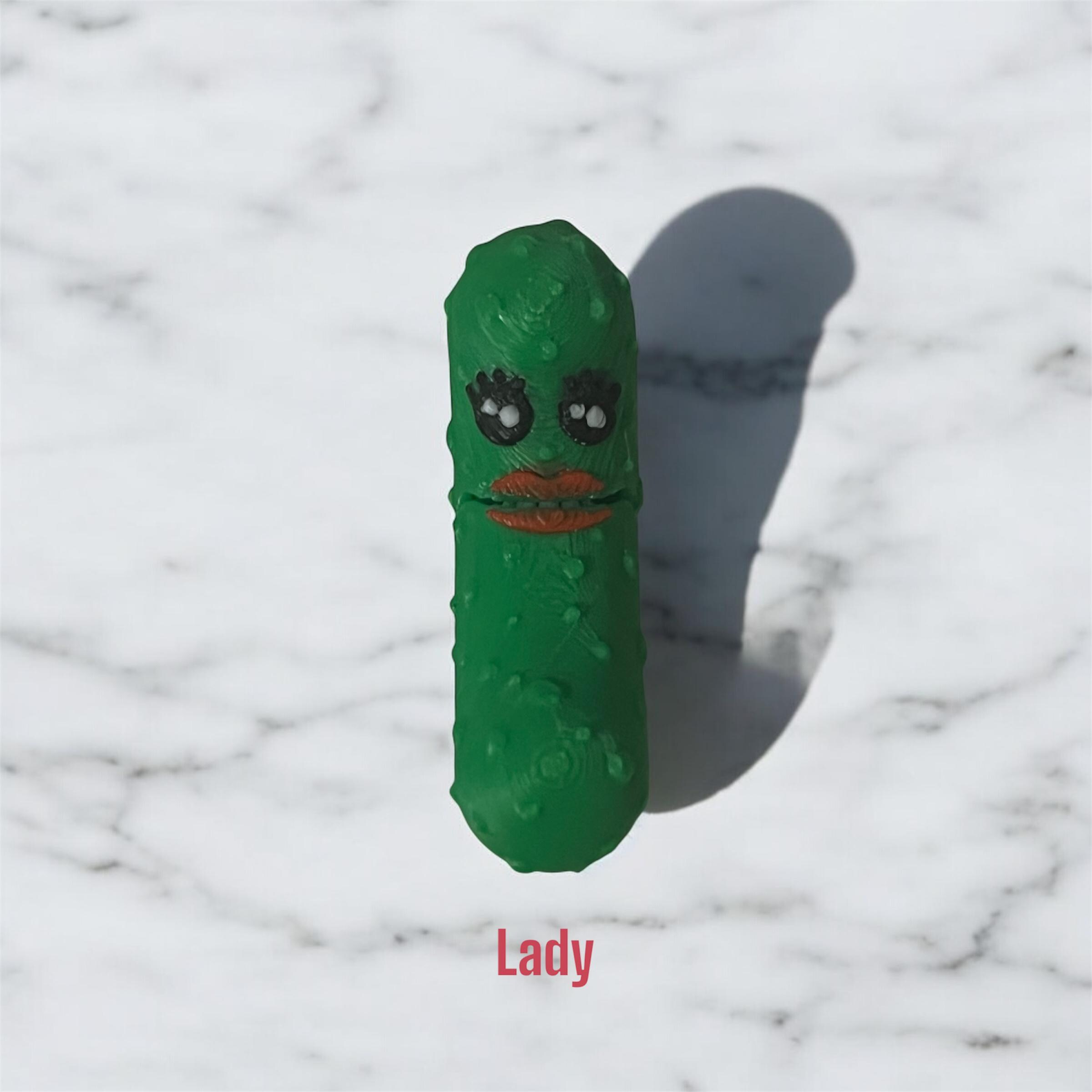 Adorable 3D Printed Articulated Pickles - Choose Your Favorite Pickle ...