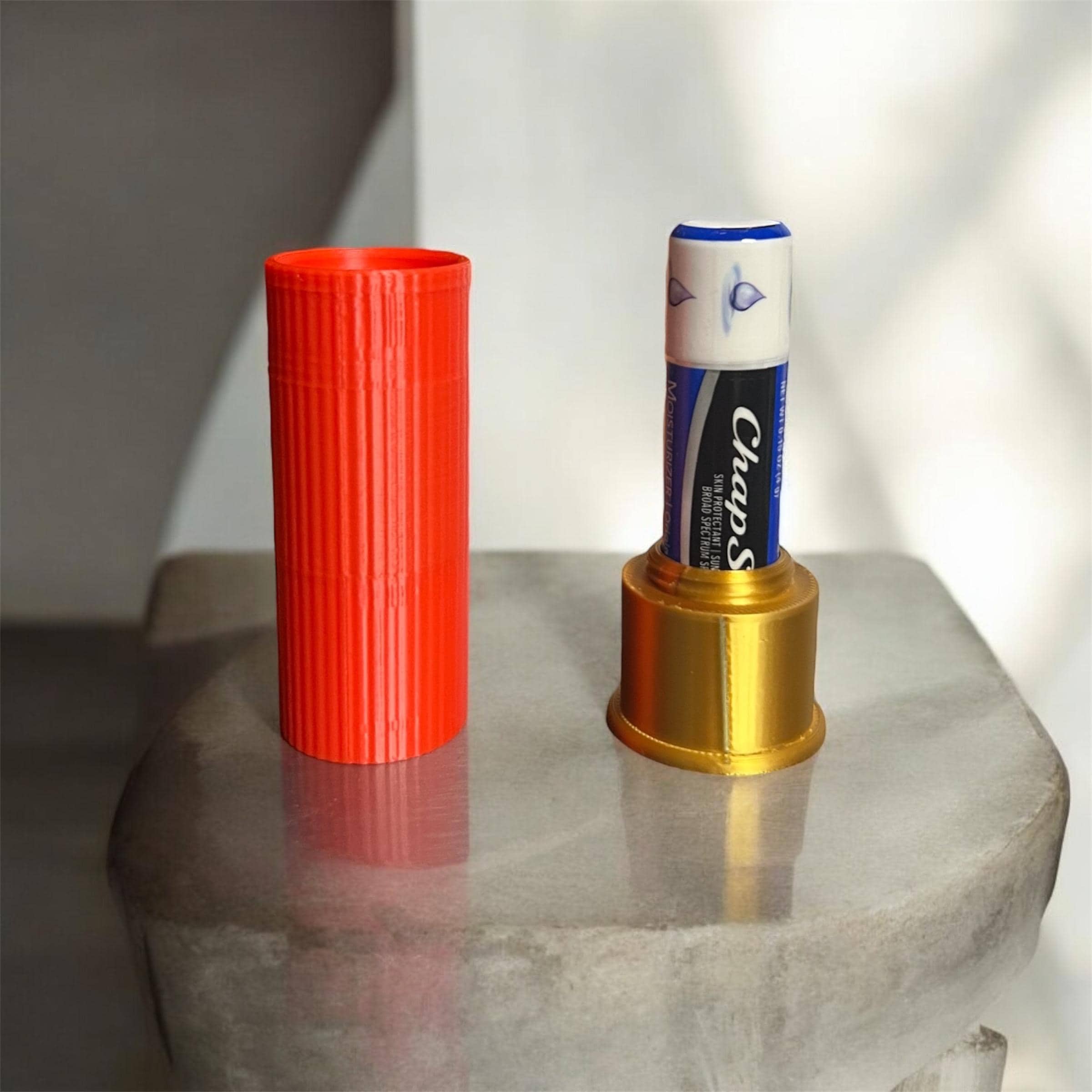 Shotgun Shell Chapstick Holder, 3D Printed Lip Balm Case - Gift for Gun ...