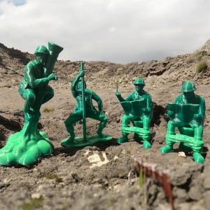 Funny 3D Printed Army Men Statues, Unique Miniature Figurines - Etsy