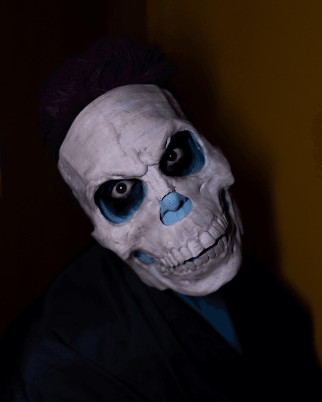 The Skeleton Mask - Etsy