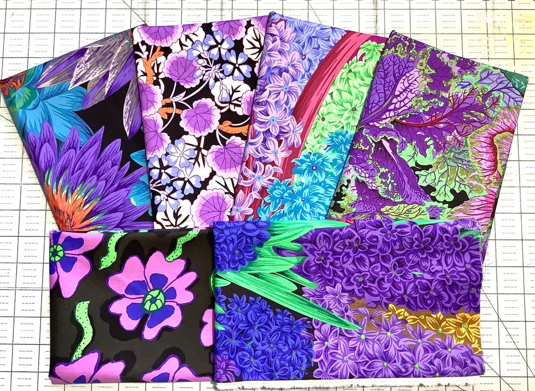 Kaffe Fassett Collective Fabric 6 Fat Quarter Bundle Quilting - Etsy