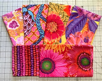 10 Kaffe Fassett BLUE Fat Quarter Bundle - Etsy
