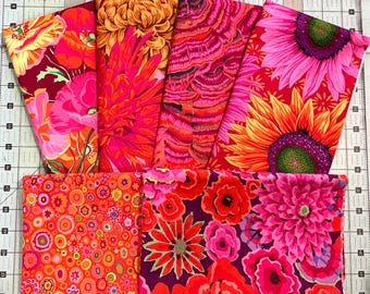 Kaffe Fassett Collective Fabric 6 Fat Quarter Bundle Quilting Bundle Cotton Quilting Fabric ...