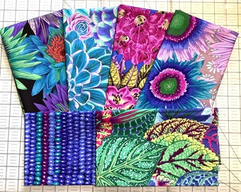 10 Kaffe Fassett BLUE Fat Quarter Bundle - Etsy