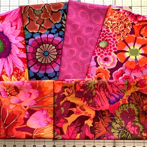 Kaffe Fassett Collective Fabric 6 Fat Quarter Bundle Quilting Bundle Cotton Quilting Fabric ...