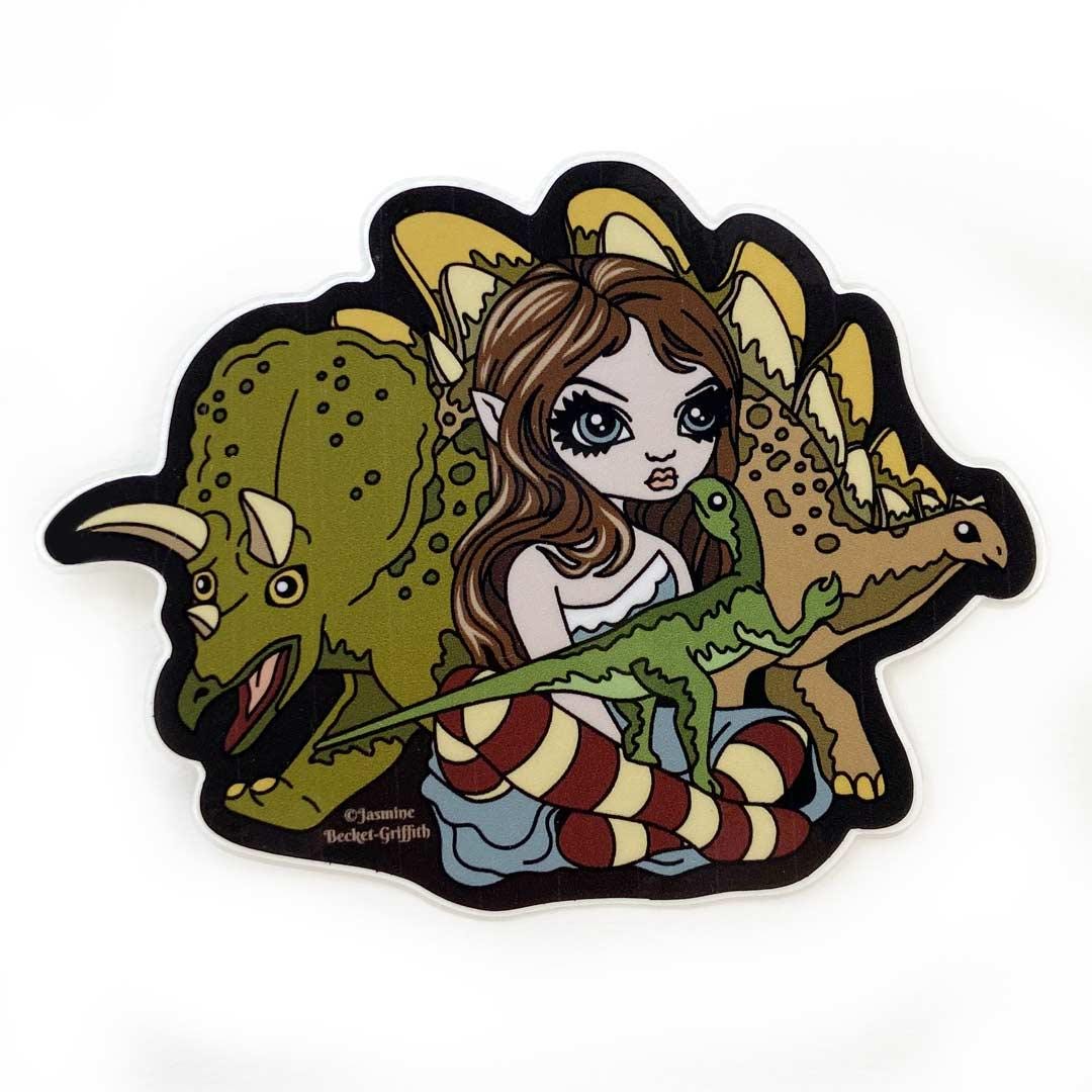 Dinosaur Friends Vinyl Sticker - Jasmine Becket-griffith - Etsy