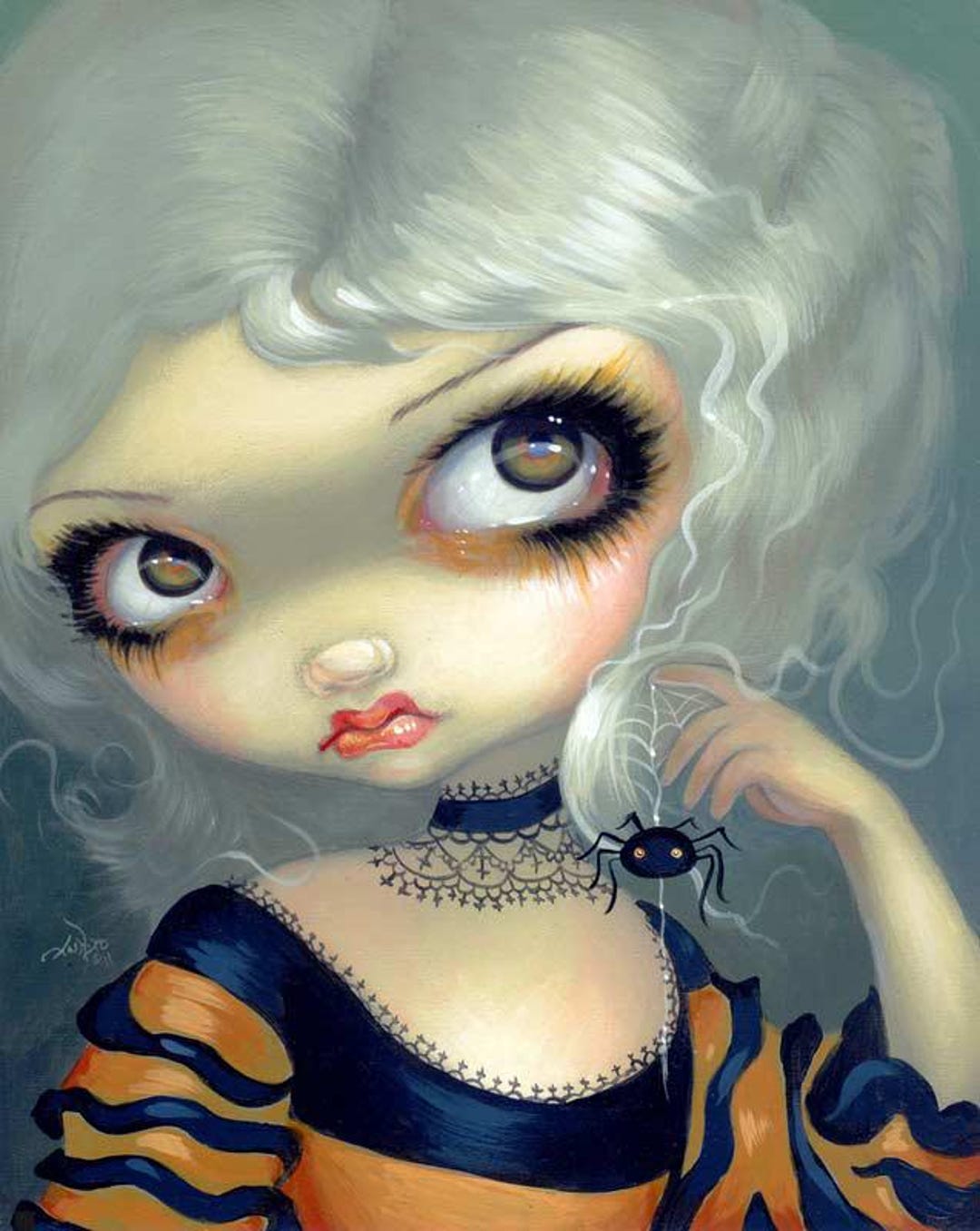 Portrait With a Spiderling - 8" X 10" Fine Art Print - Jasmine Becket ...