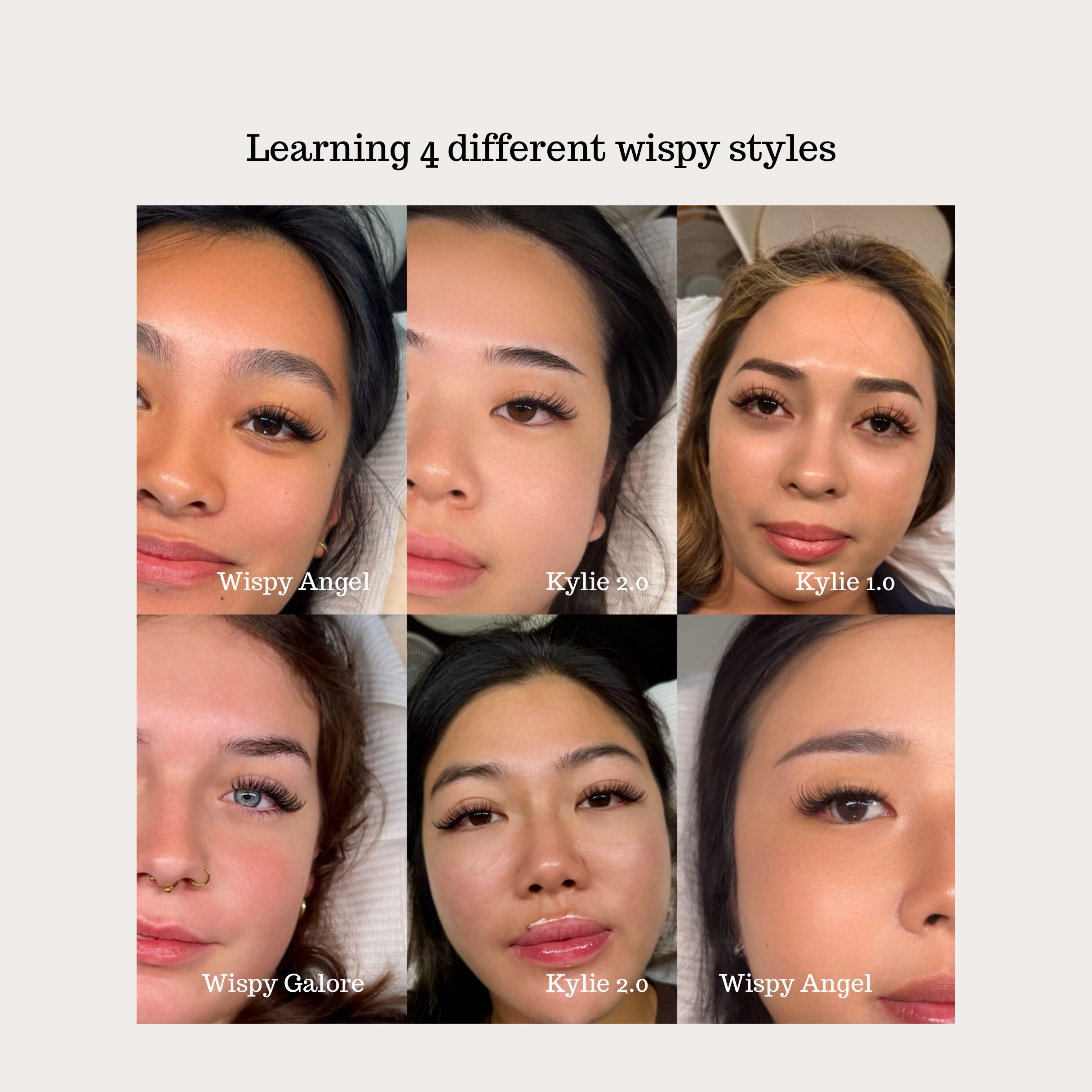 Wispy Lash Mapping, Wispy Lash E-book, Wet&wispy Lash Extensions, Wispy ...