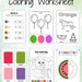 Printable Pre-kindergarten Activity Worksheets Bundle | Preschool Pre-k ...