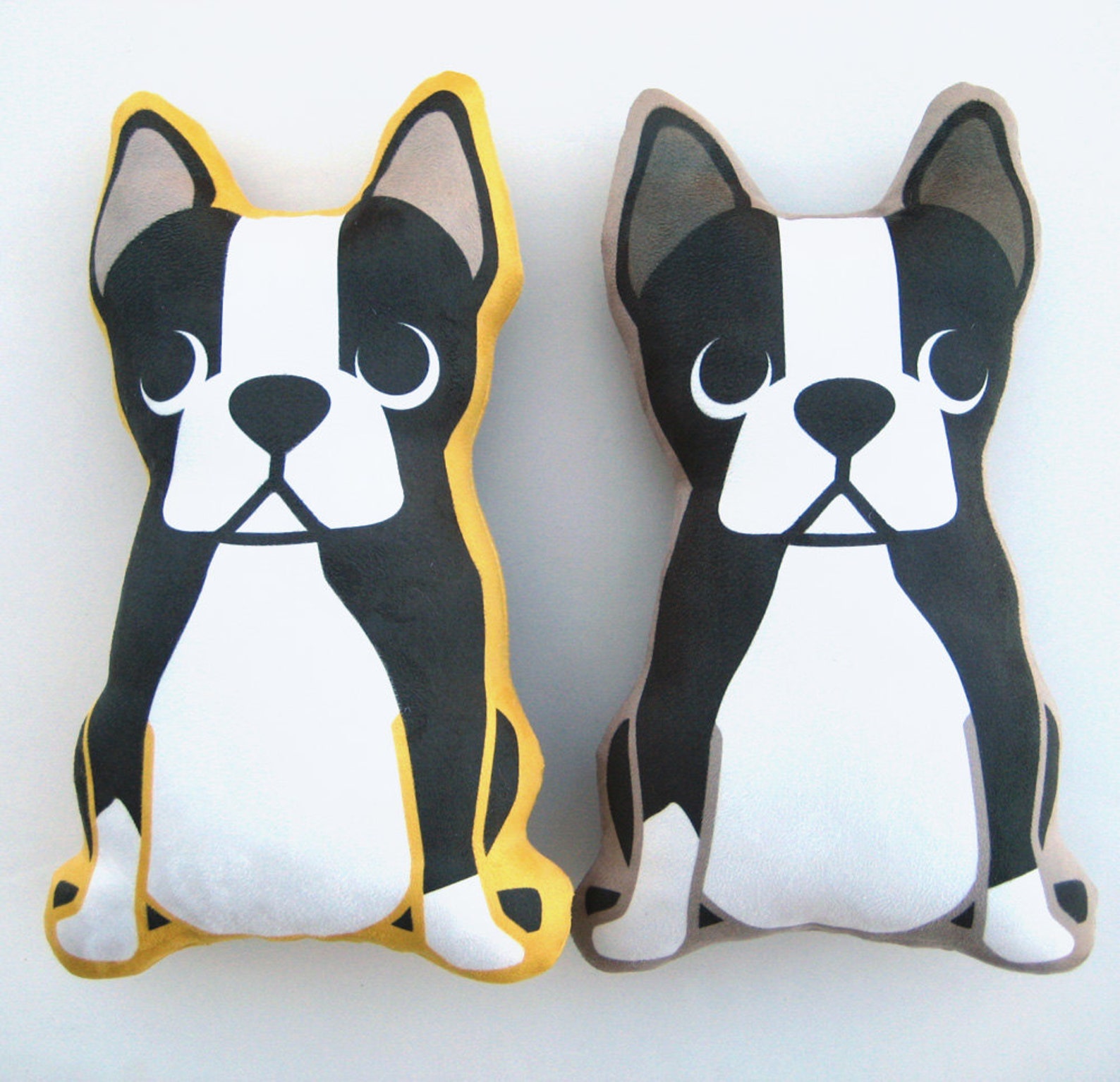Boston Terrier Plush Pillow - Etsy