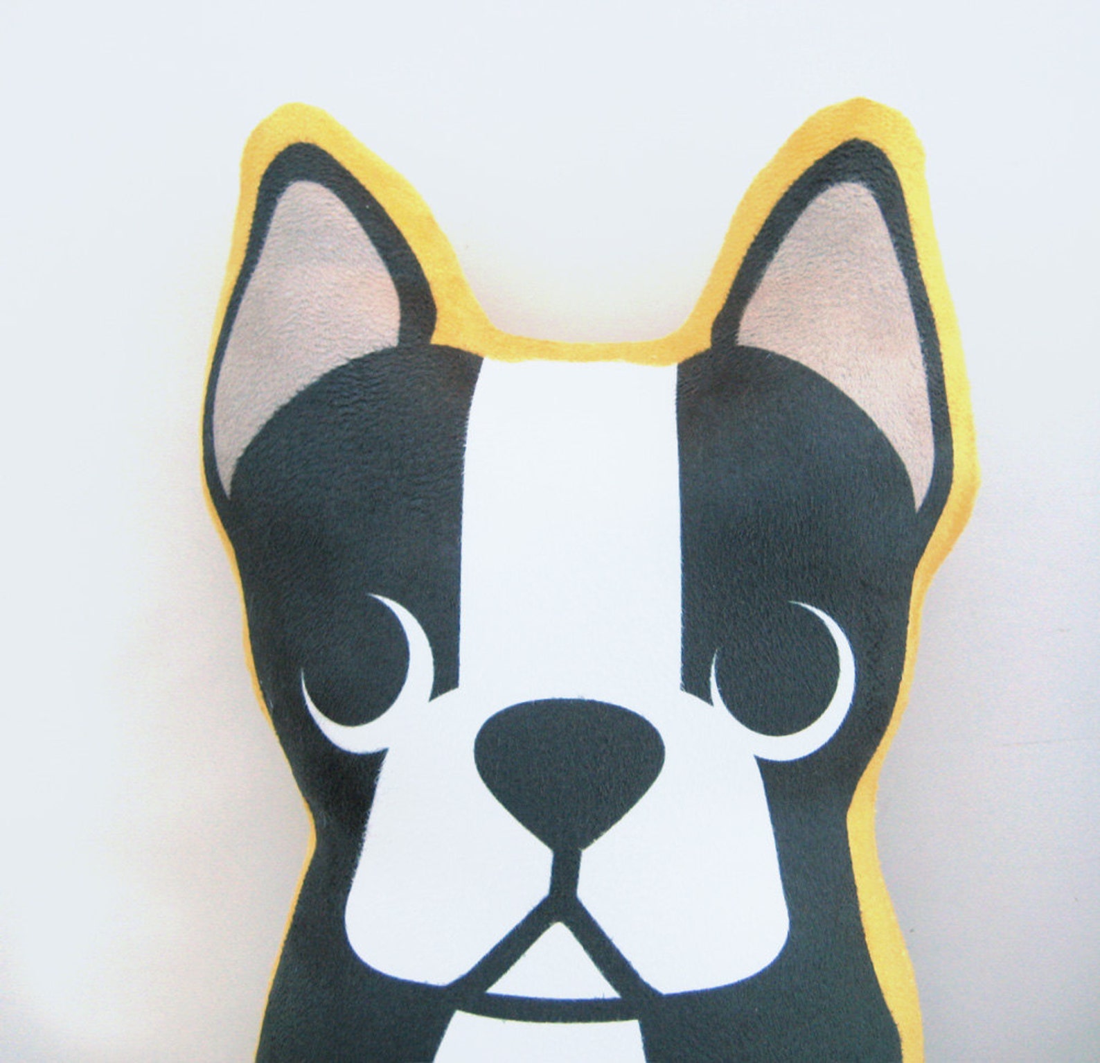 Boston Terrier Plush Pillow - Etsy