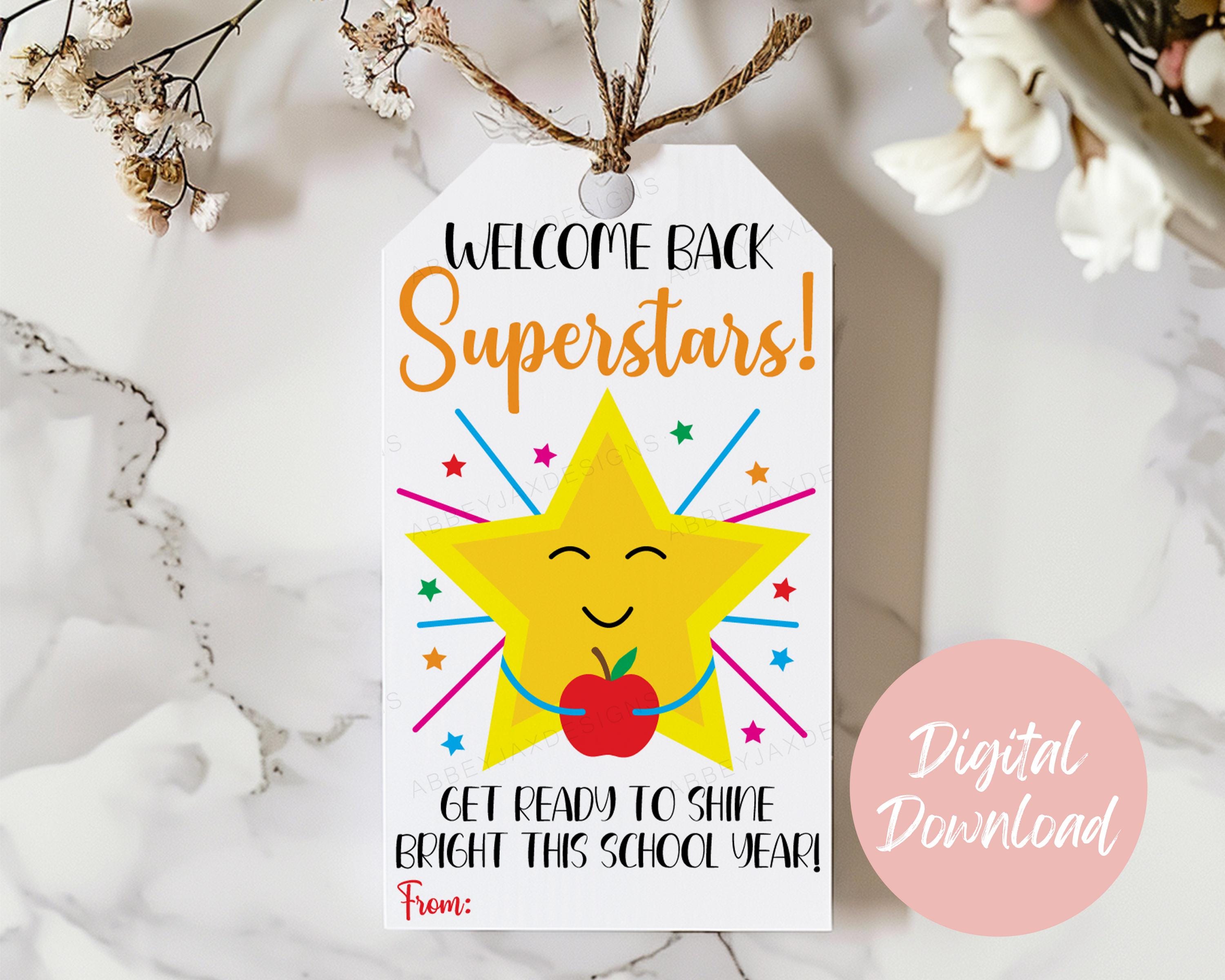 Back to School Tags, Welcome Back to School Tag, Tags for Teacher ...