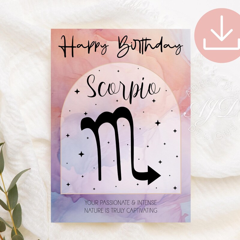 Scorpio Birthday - Etsy