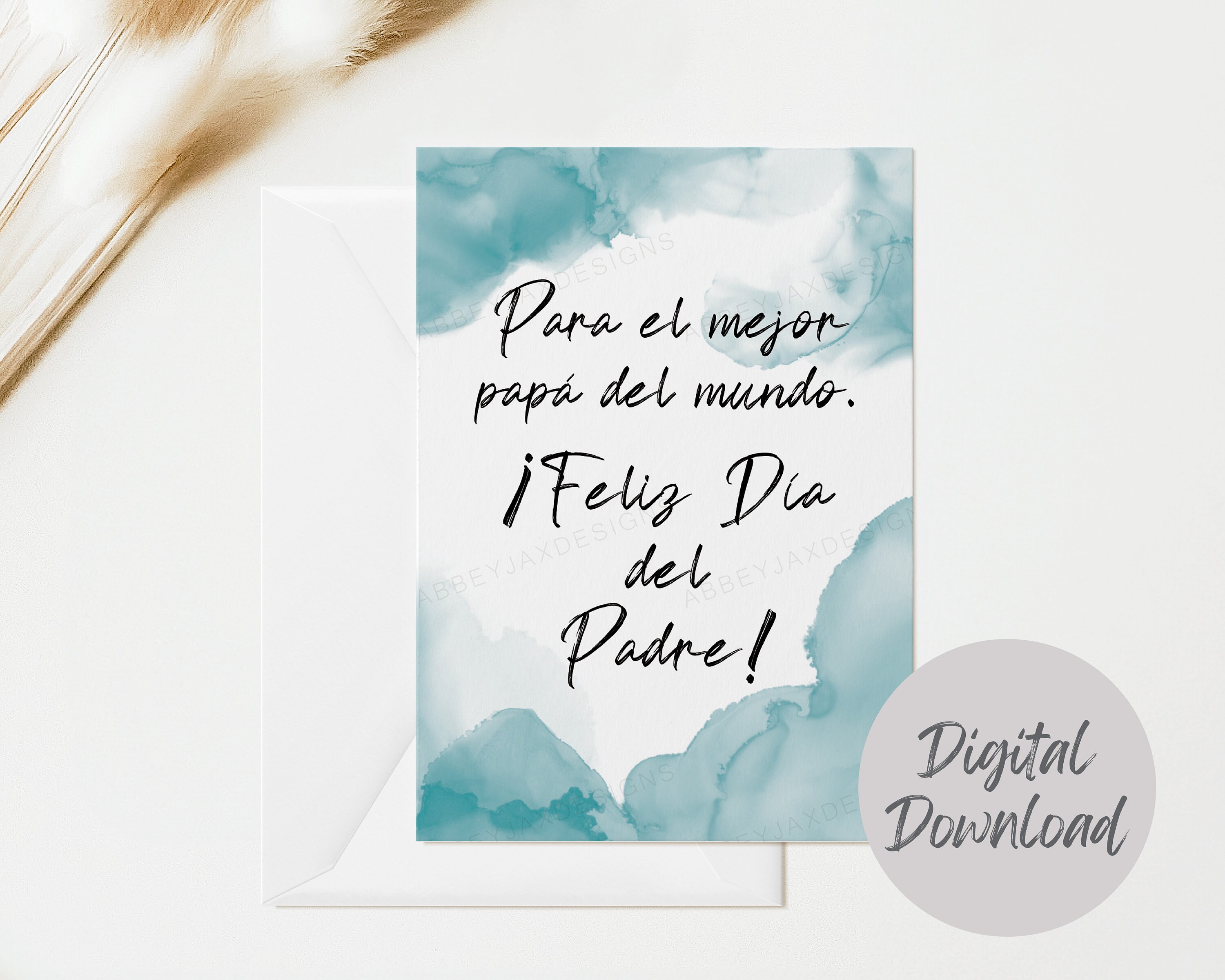 Father's Day Card, Dia Del Padre, Tarjeta Dia Del Padre, Feliz Dia Del ...