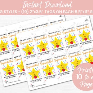 Back to School Gift Tag in Spanish, Welcome Back to School Tag, Spanish ...