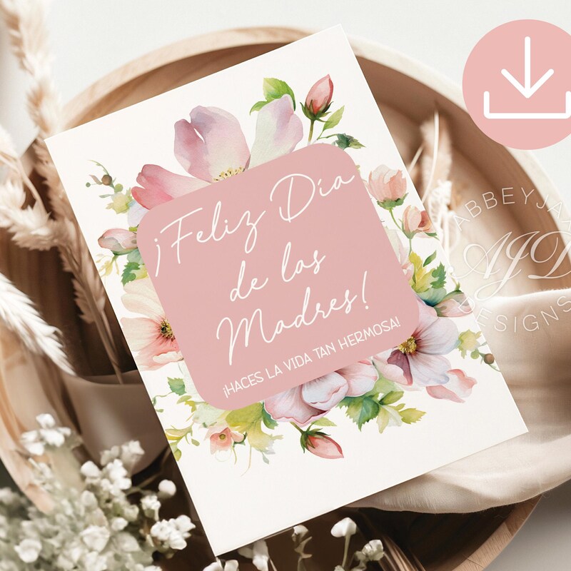 Spanish Mothers Day Card - Etsy