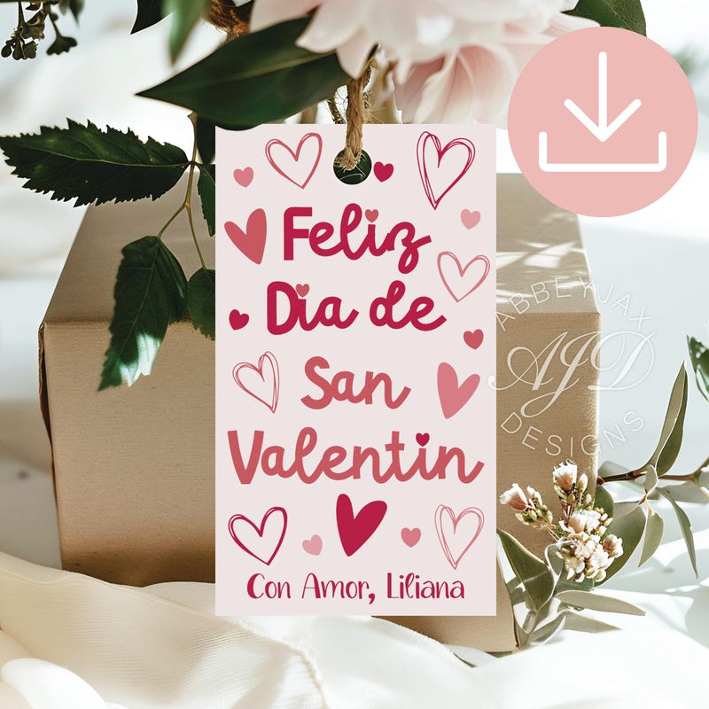 Spanish San Valentin Card - Etsy