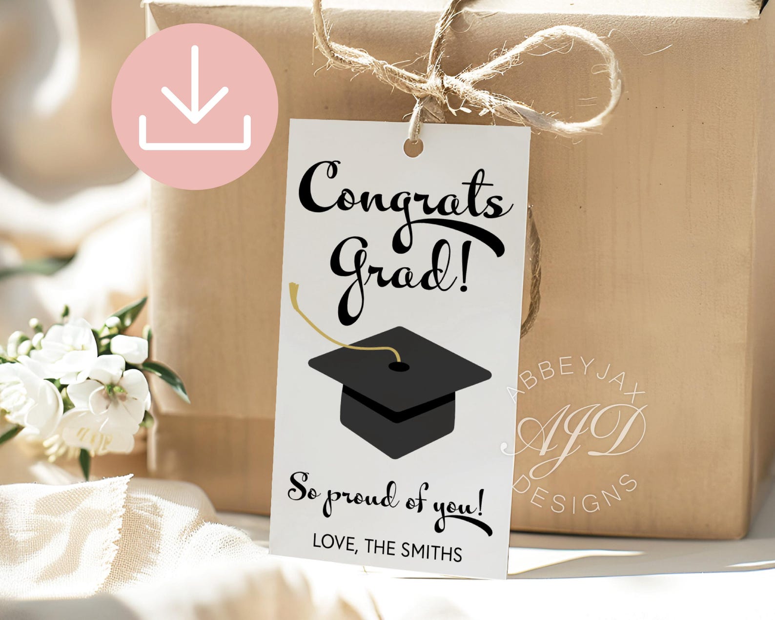 Graduate Tag, Graduation Gift Tags, Congratulations Grad, Graduation ...