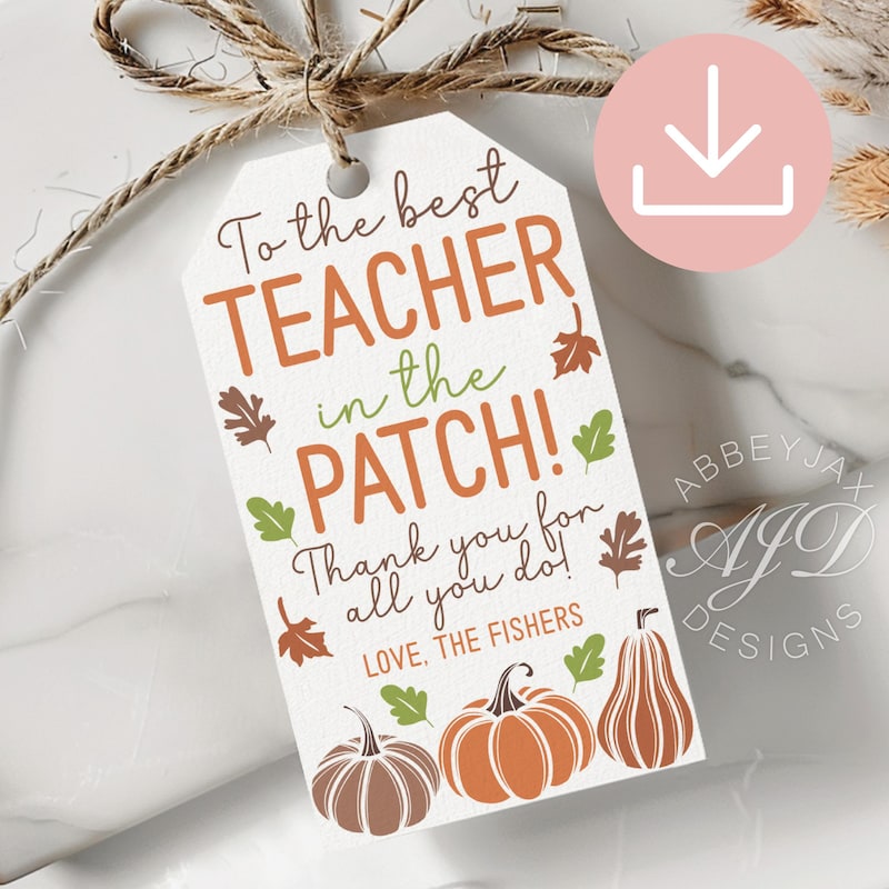 Pumpkin Patch Sticker Tag - Etsy