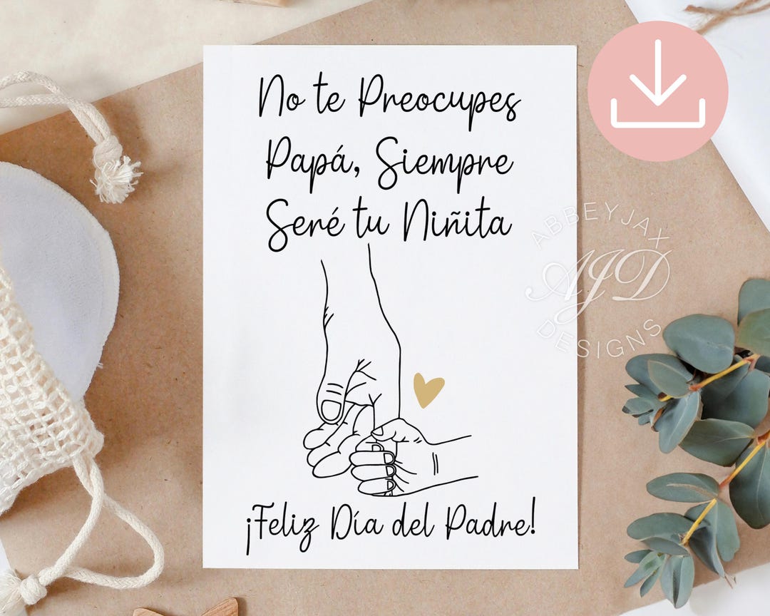 Spanish Father's Day Card, Feliz Dia Del Padre, Dia De Los Padres ...