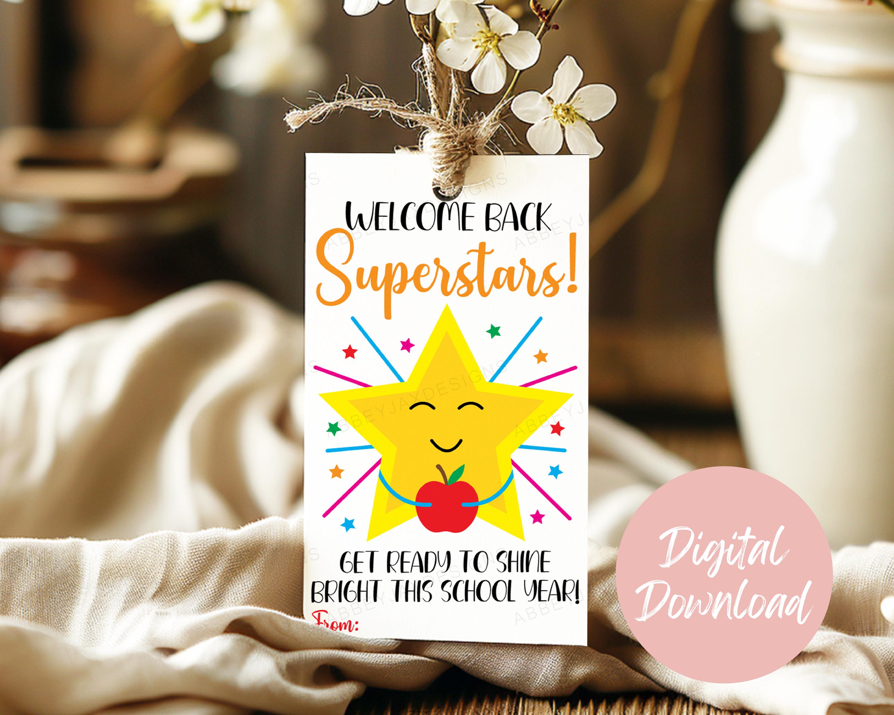 Back to School Tags, Welcome Back to School Tag, Tags for Teacher ...