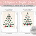 Very Merry Birthday Card, Born in December Birthday Card, Printable ...