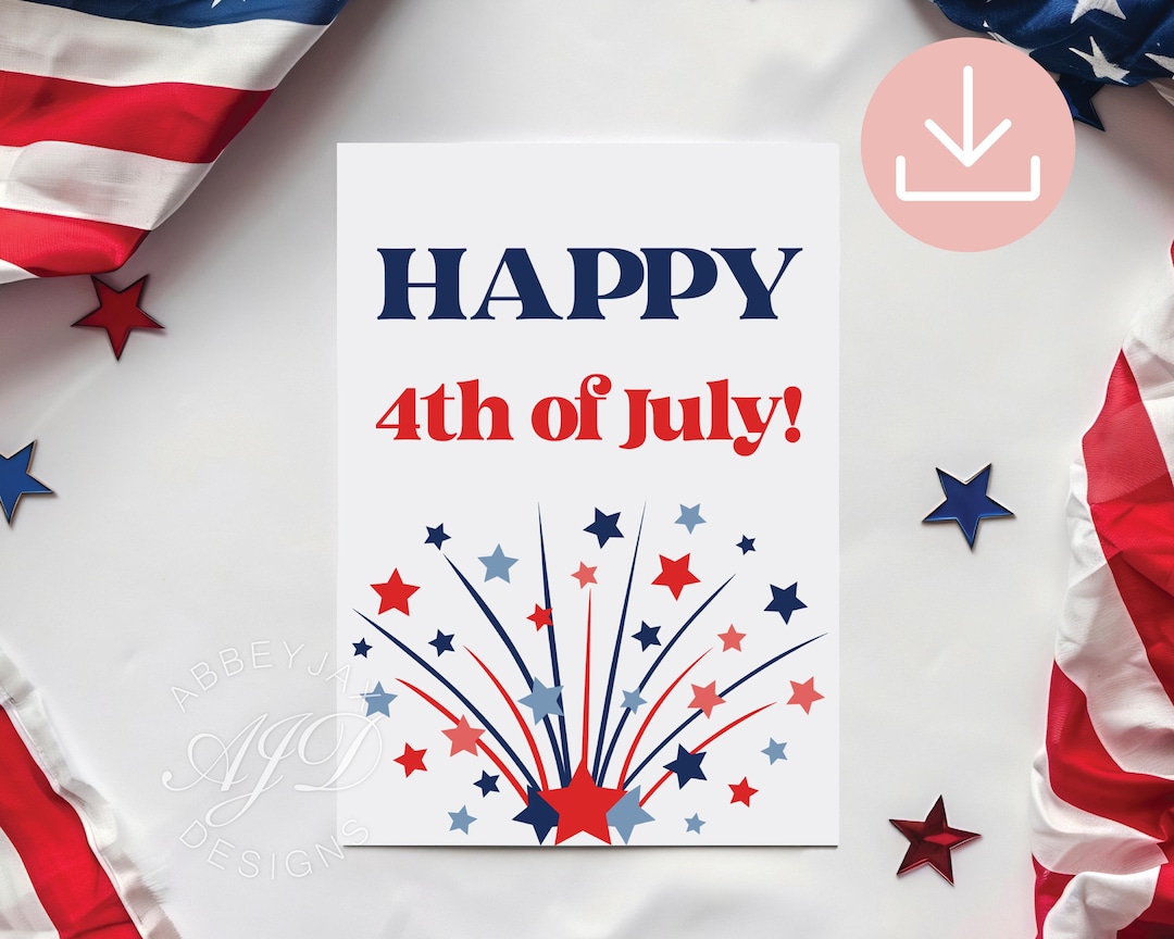 Happy 4th of July Cards, Fourth of July Greeting Cards, Fourth of July ...