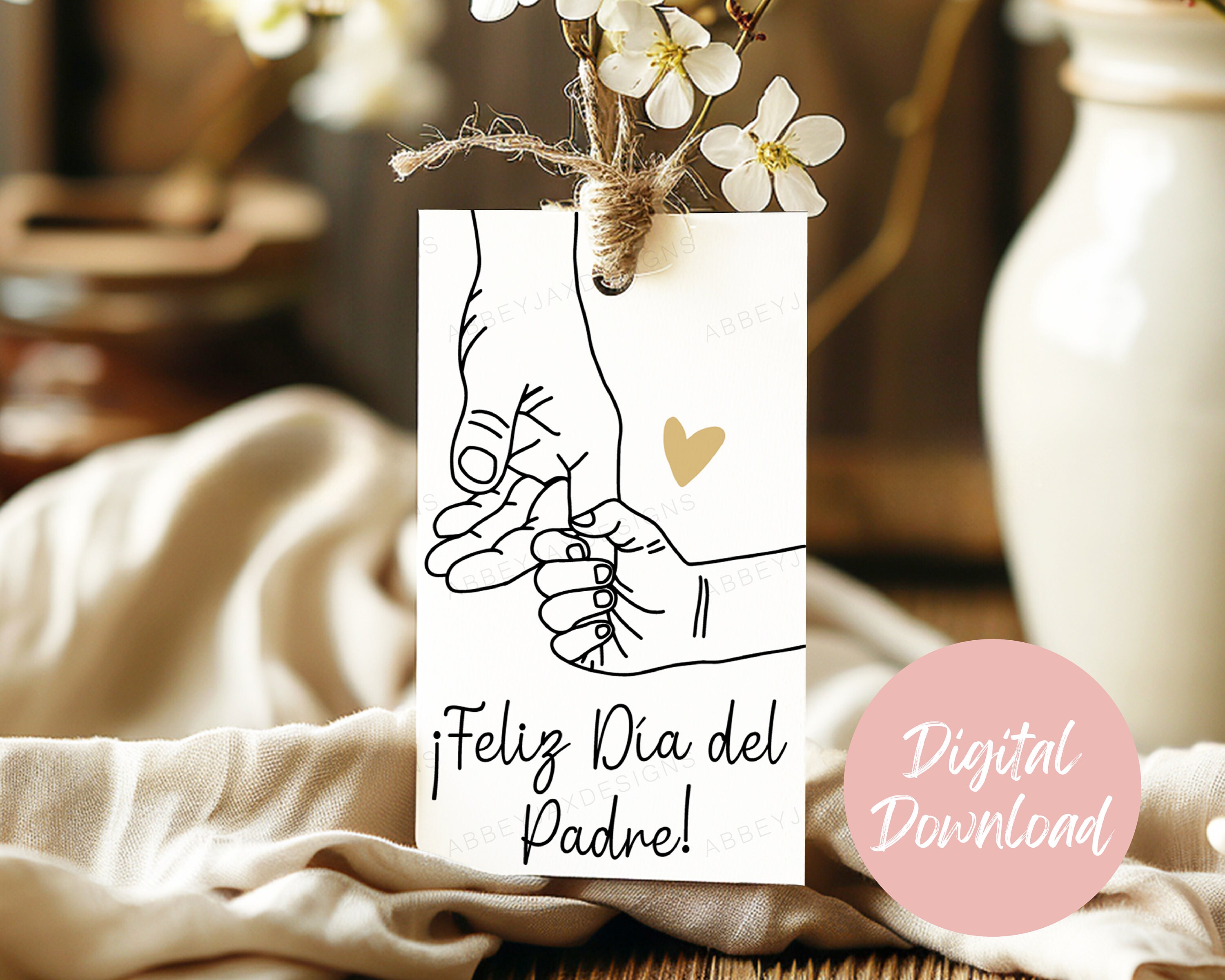 Father's Day Gift Tag, Feliz Dia Del Padre Tags, Father's Day Gift ...