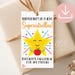 Back to School Gift Tag in Spanish, Welcome Back to School Tag, Spanish ...
