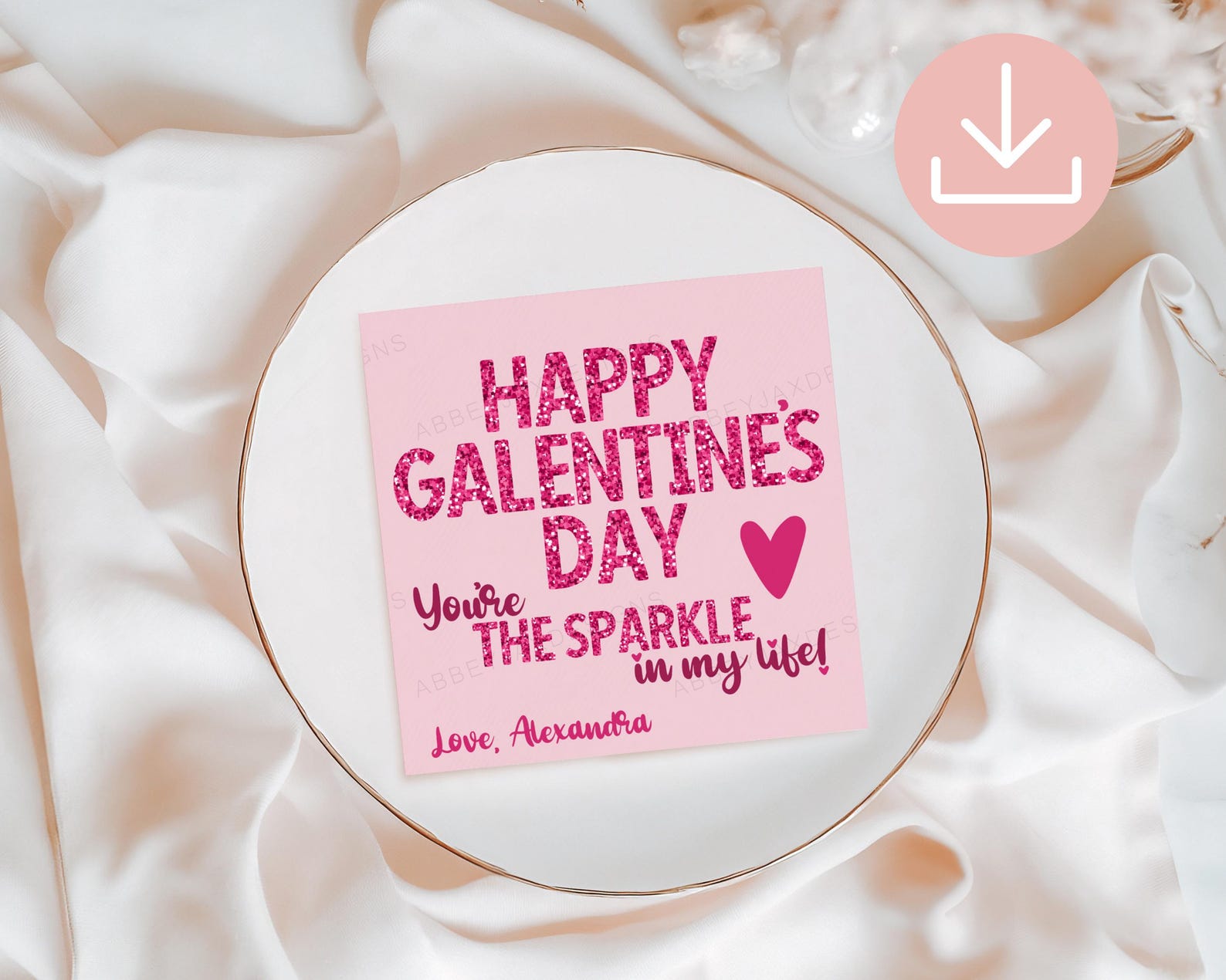 Galentines Gift Tags, Galentines Day Favor Labels, Galentine's Day Gift ...
