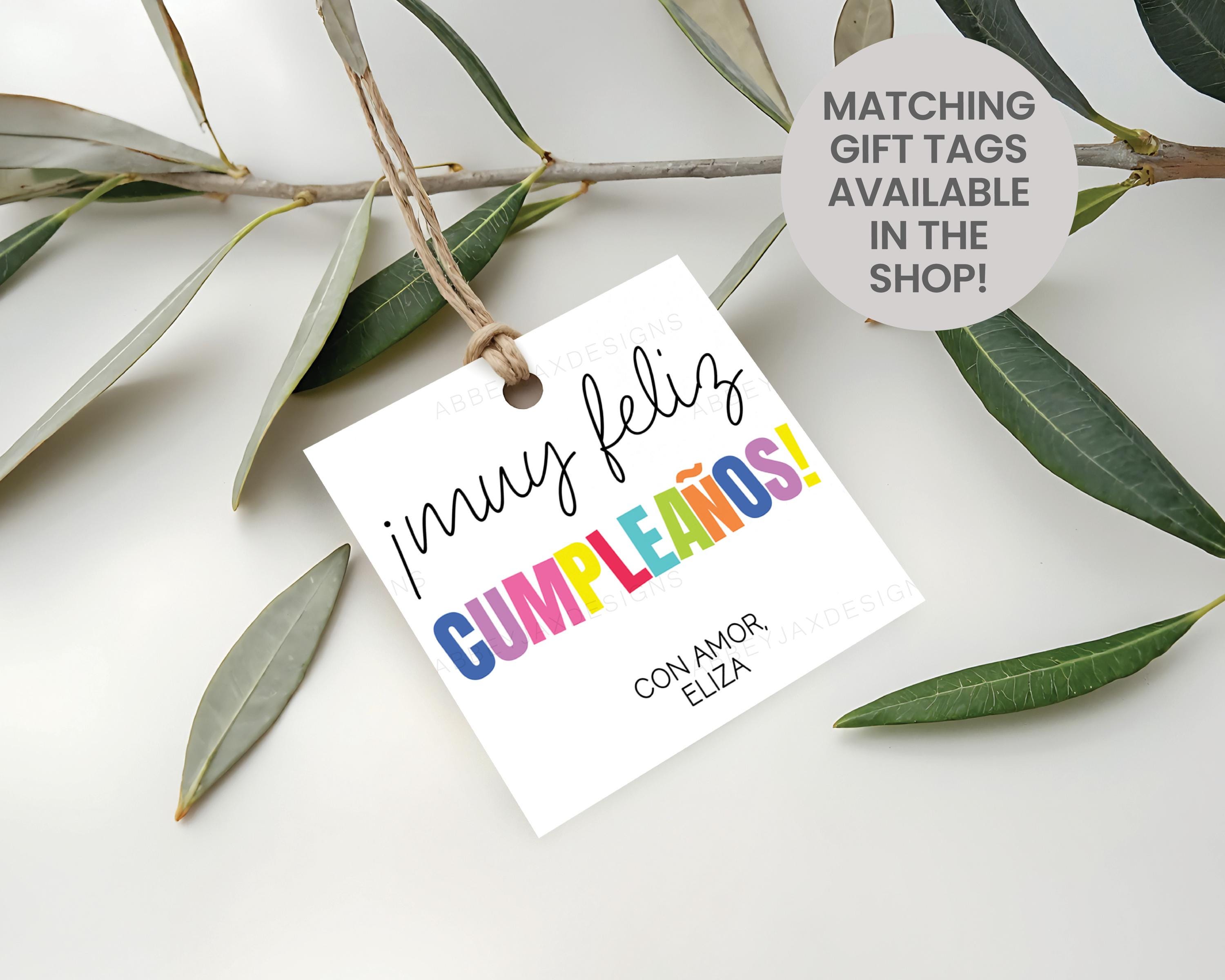 Spanish Birthday Card Printable, Feliz Cumpleaños Card, Happy Birthday ...