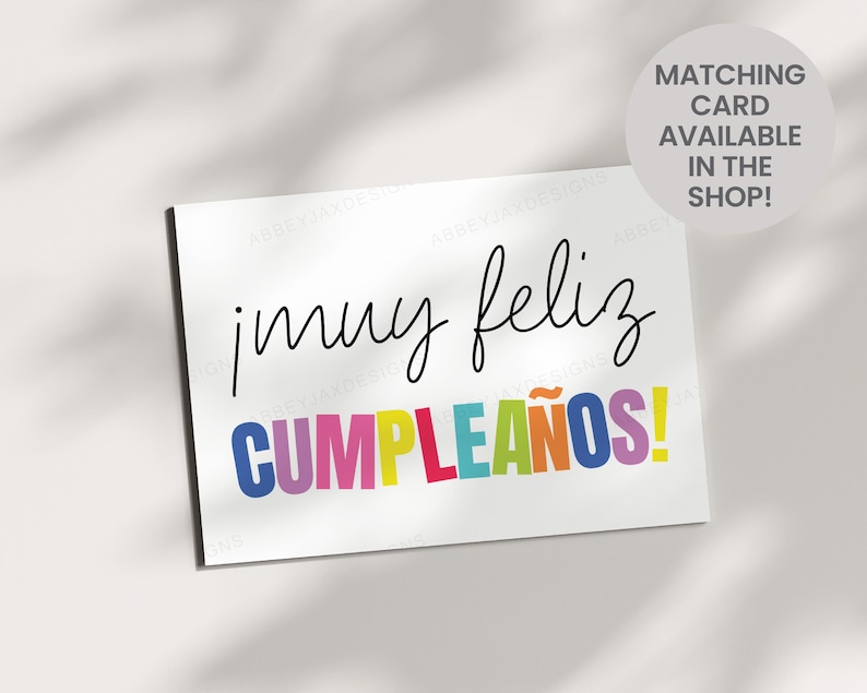 Spanish Gift Tags, Feliz Cumpleaños, Birthday Cookie Tags, Printable ...