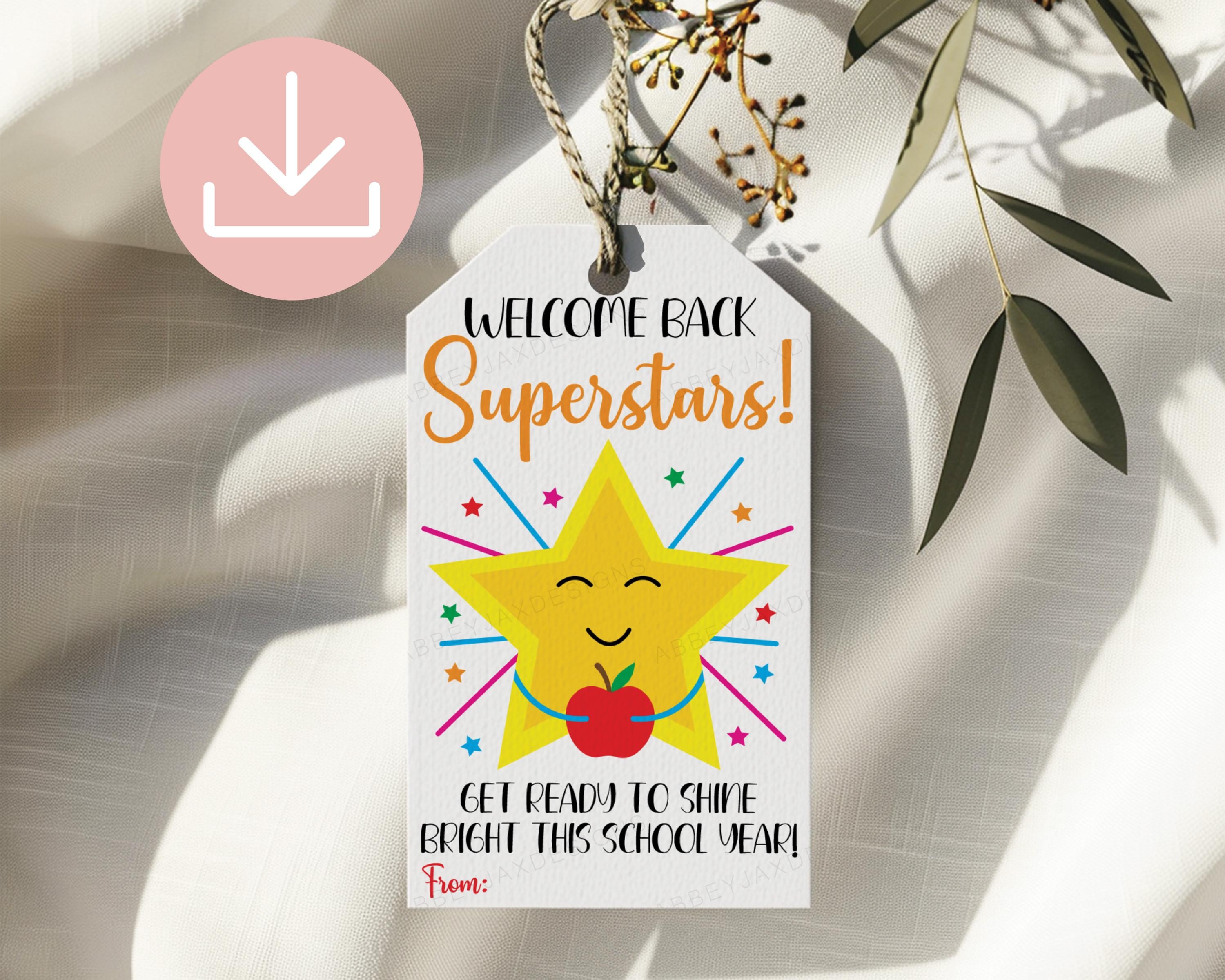 Back to School Tags, Welcome Back to School Tag, First Day of School ...