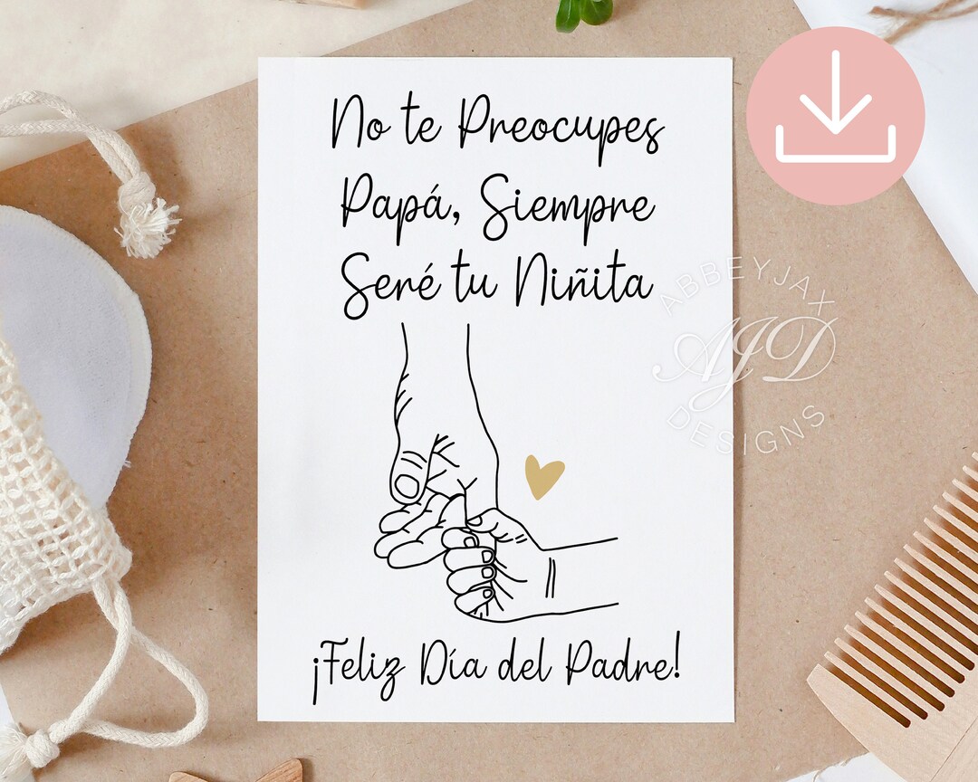 Father's Day Card, Dia Del Padre, Tarjeta Dia Del Padre, Feliz Dia Del ...