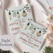 Editable Christmas Tags Printable, New Years Party Favors, Christmas ...
