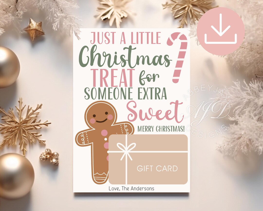 Gingerbread Gift Card Holder, A Little Christmas Treat for Someone ...