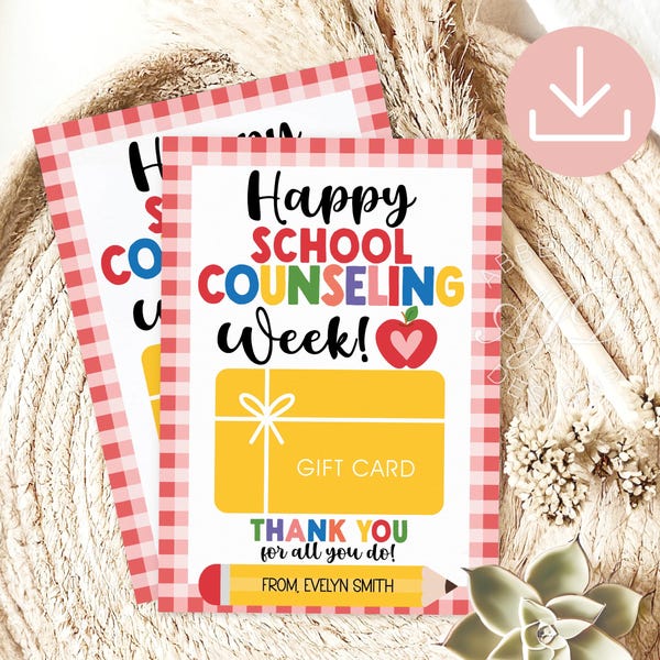 Counselor Appreciation Week Cards - Etsy