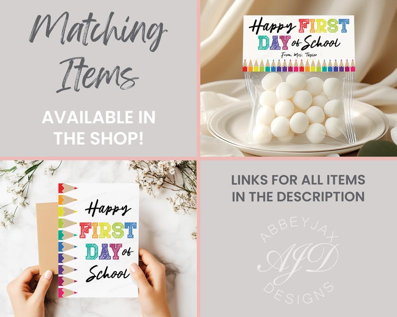 Happy First Day of School Tag, Welcome Back to School Tag, Back to ...