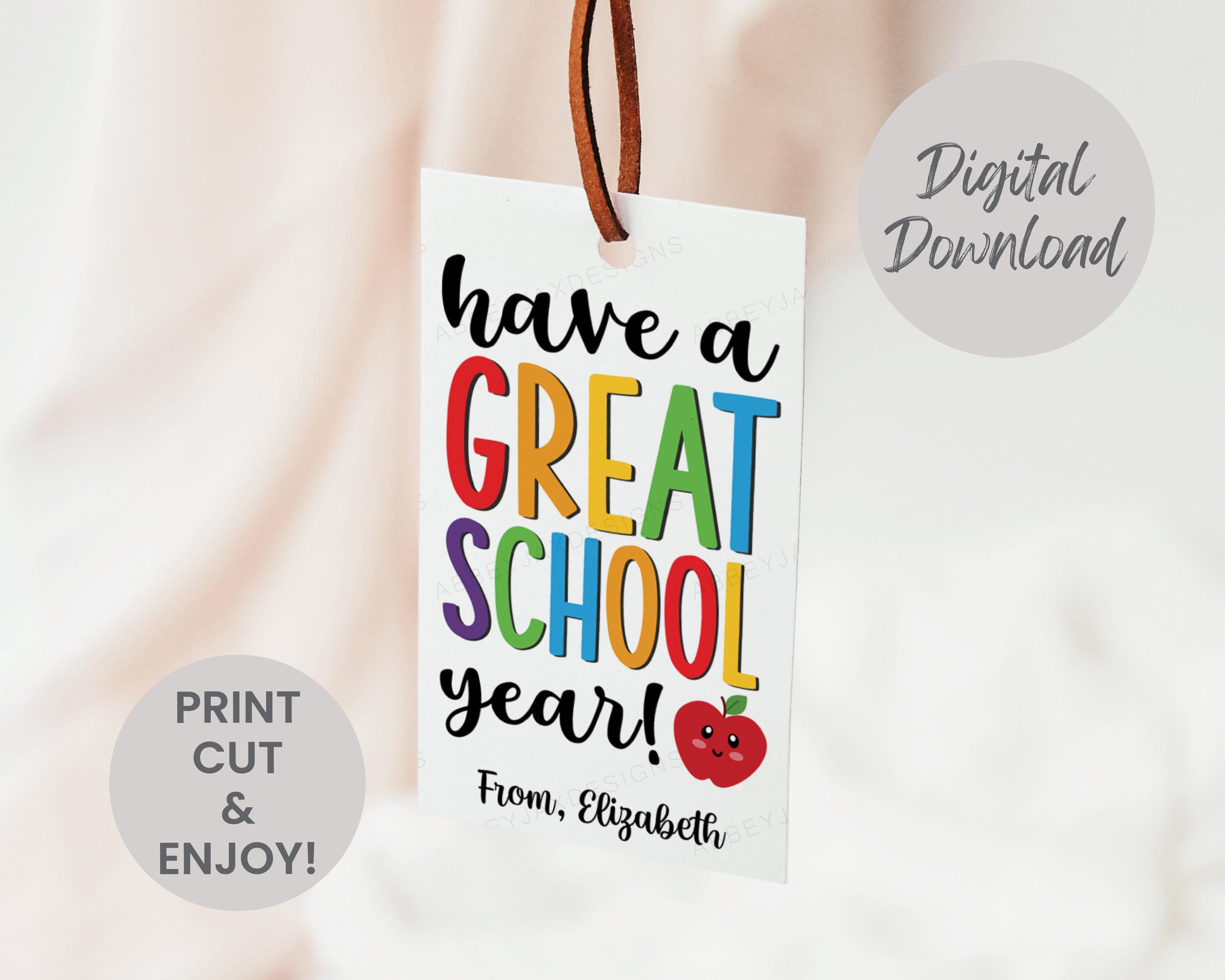 Have A Great School Year Tag, Welcome Back to School Tag, Back to ...