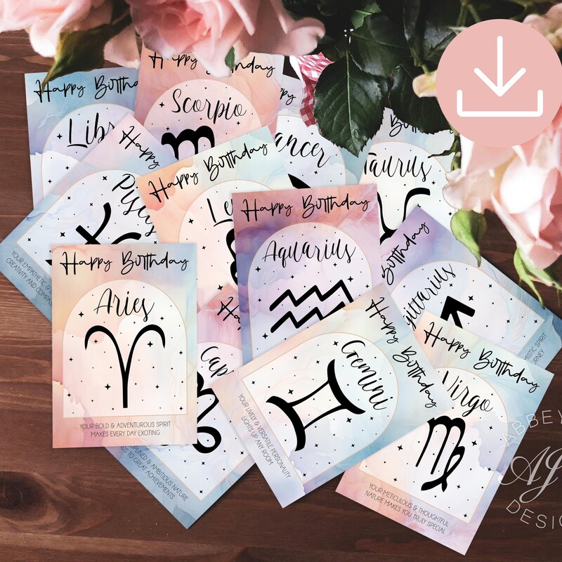 Birthday Card Set - Etsy