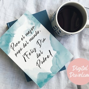 Father's Day Card, Dia Del Padre, Tarjeta Dia Del Padre, Feliz Dia Del ...