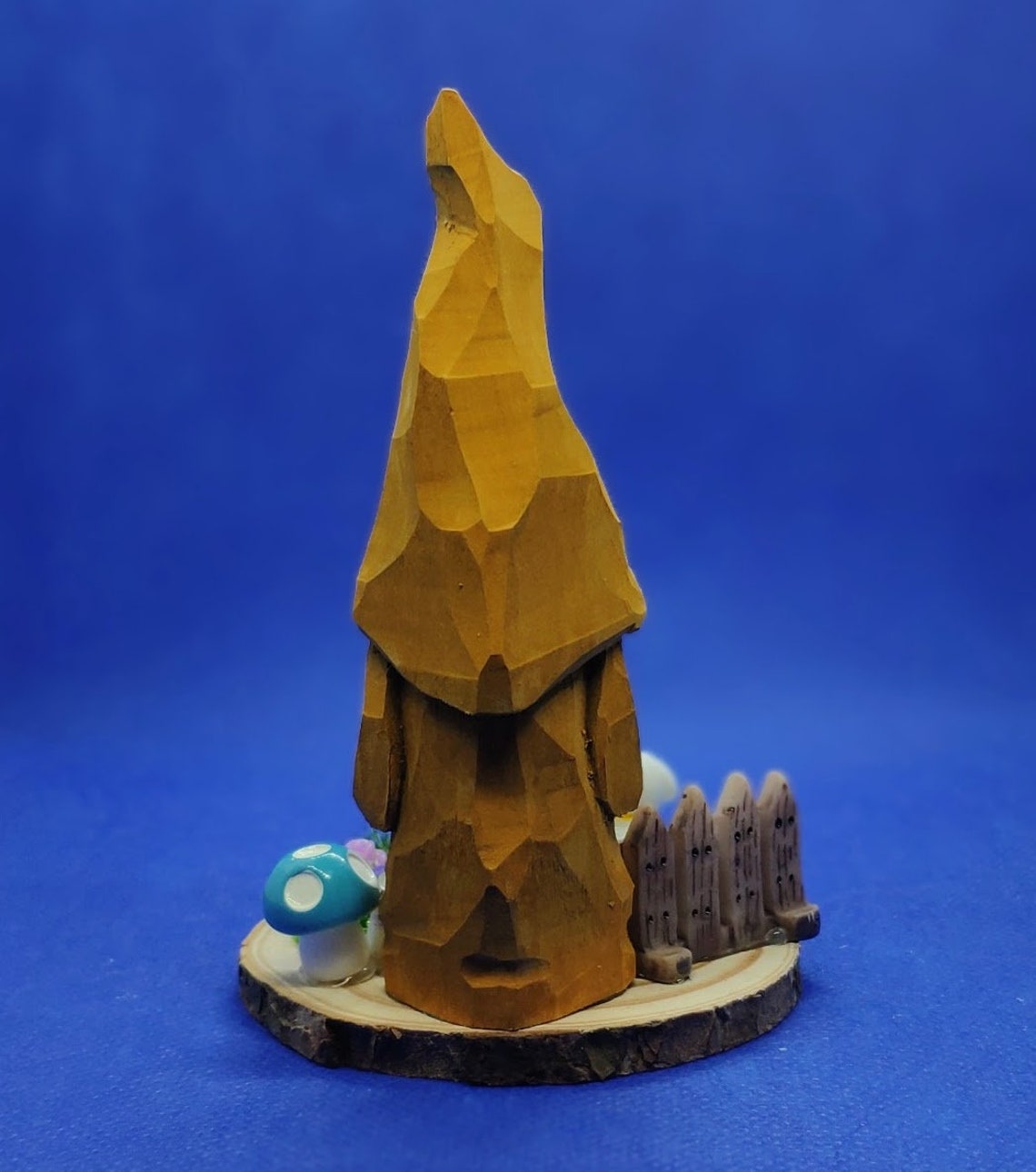 Hand Wood Carved and Painted Wizard Carving - Etsy UK