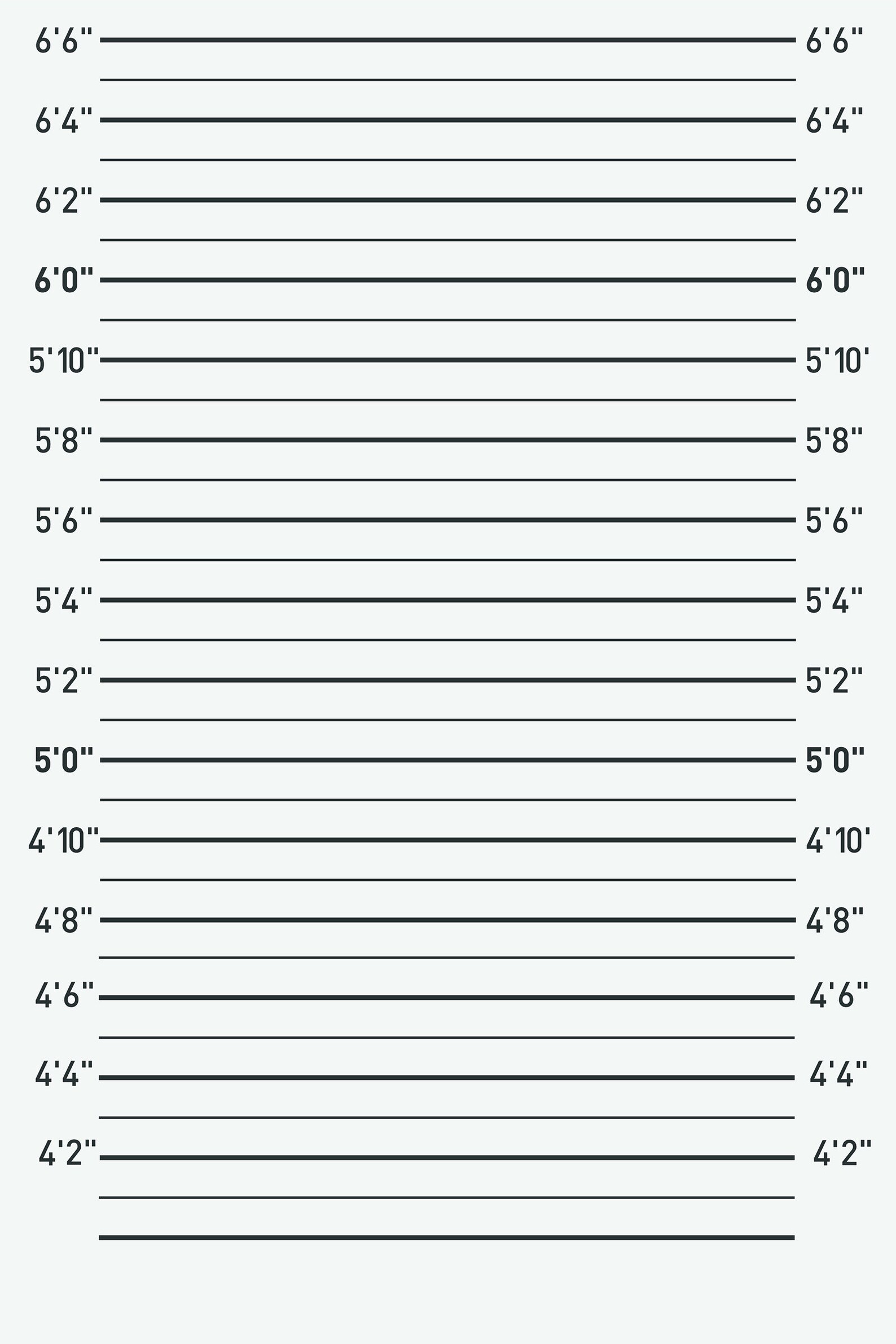 Mugshot Police Lineup Height Measurement Lines Themed Shoots Costume ...
