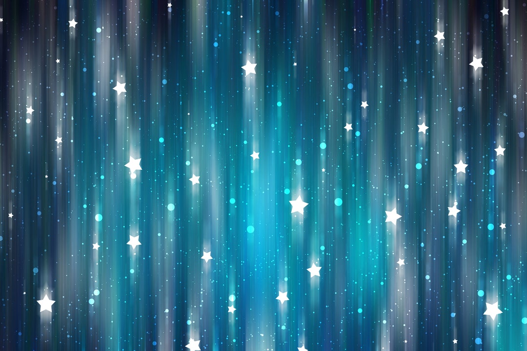 Starry Night Backdrop Blue and Silver Design for DIY Photography ...